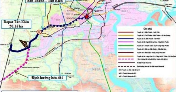 Đề xuất hơn 62.000 tỷ đồng làm tuyến metro 3a